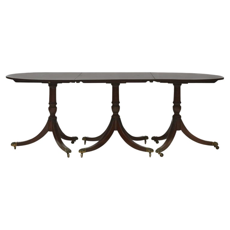 "Three Pillar Table" Regency Style Approx 1900 For Sale at 1stDibs