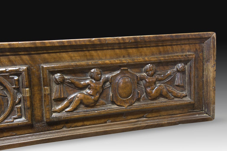 Three Rectangular Panels, Wood, Renaissance, 16th Century For Sale at ...