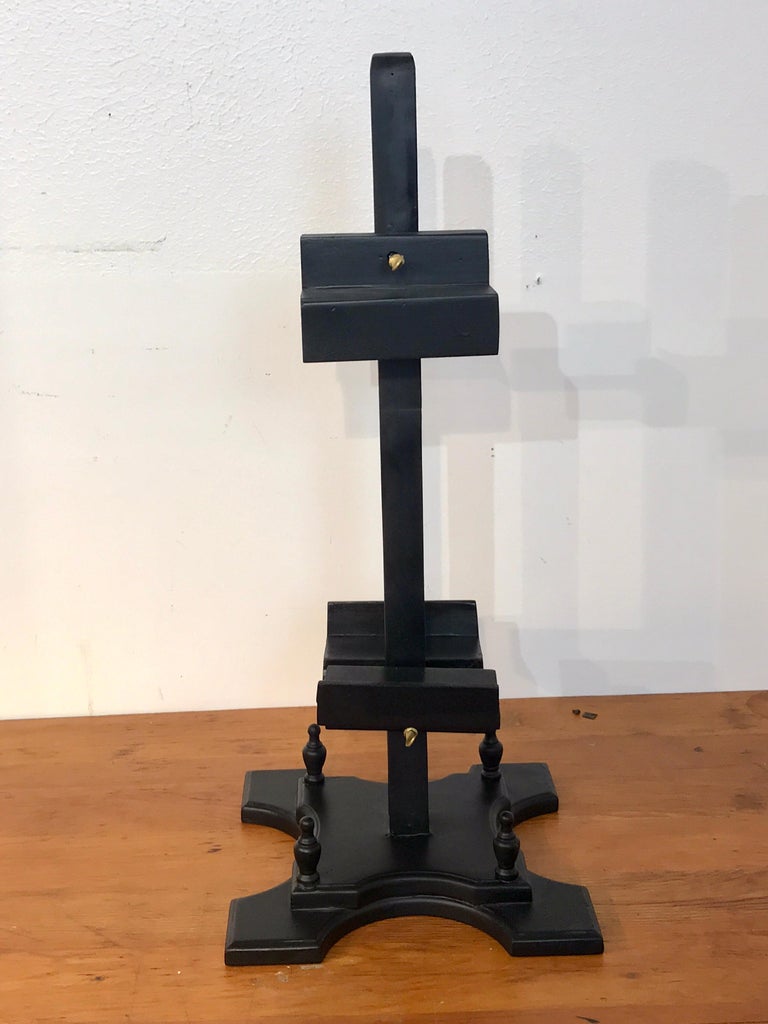 Regency Style Ebonized Dual Sided Table Easel For Sale at 1stDibs