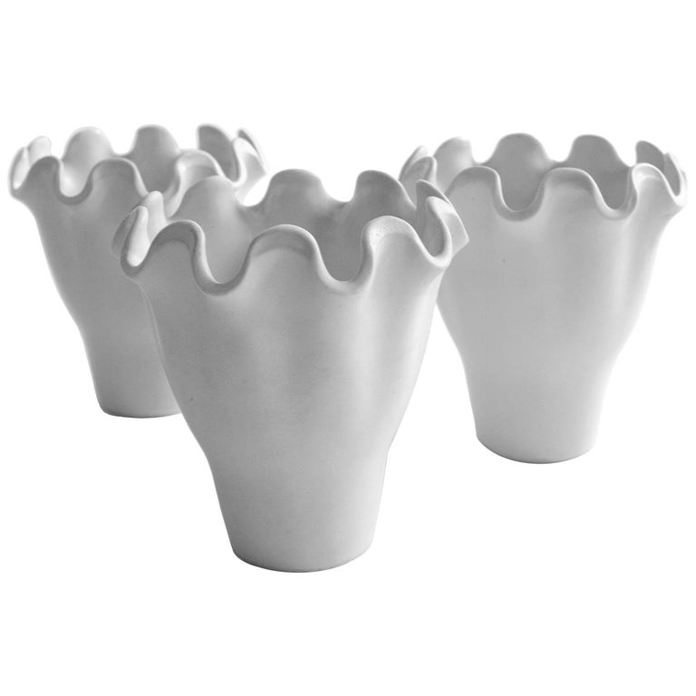 Three Scandinavian Modern "Wave" ‘Våga’ Vase by Wilhelm Kåge ...
