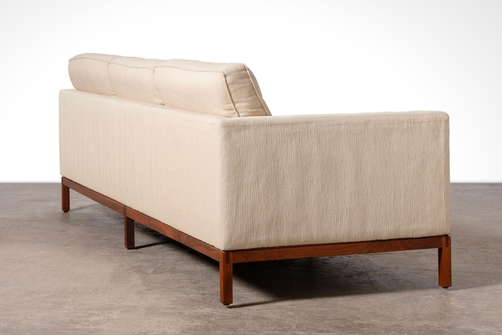 Three Seat Sofa by Florence Knoll for Knoll Associates For Sale at 1stDibs