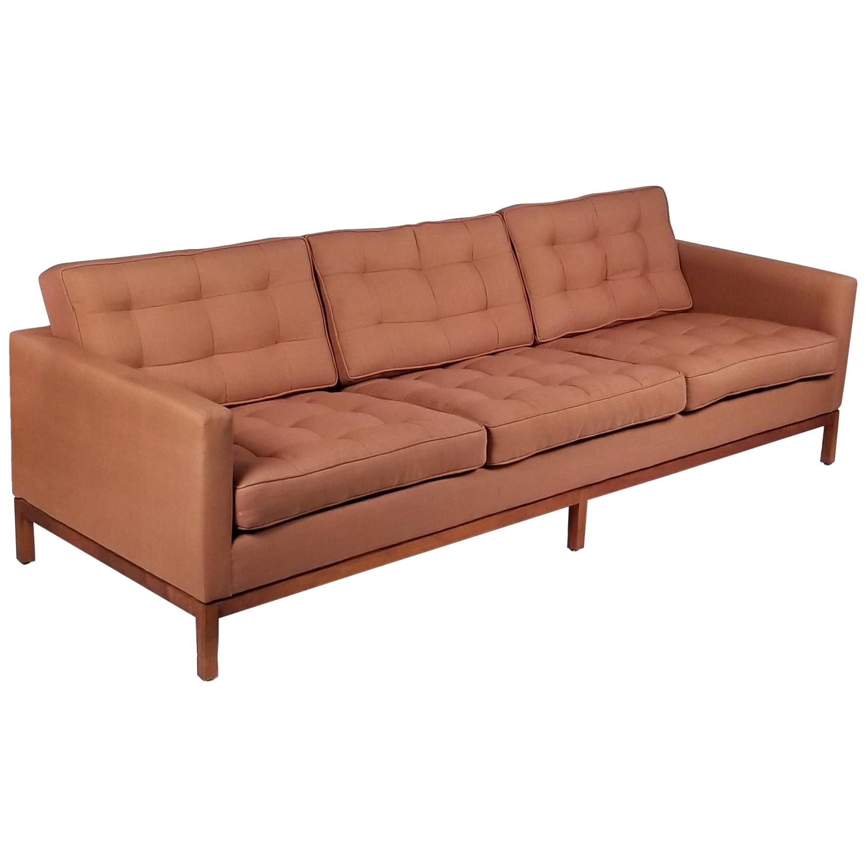 Rare 4-seater Sofa By Florence Knoll International at 1stDibs
