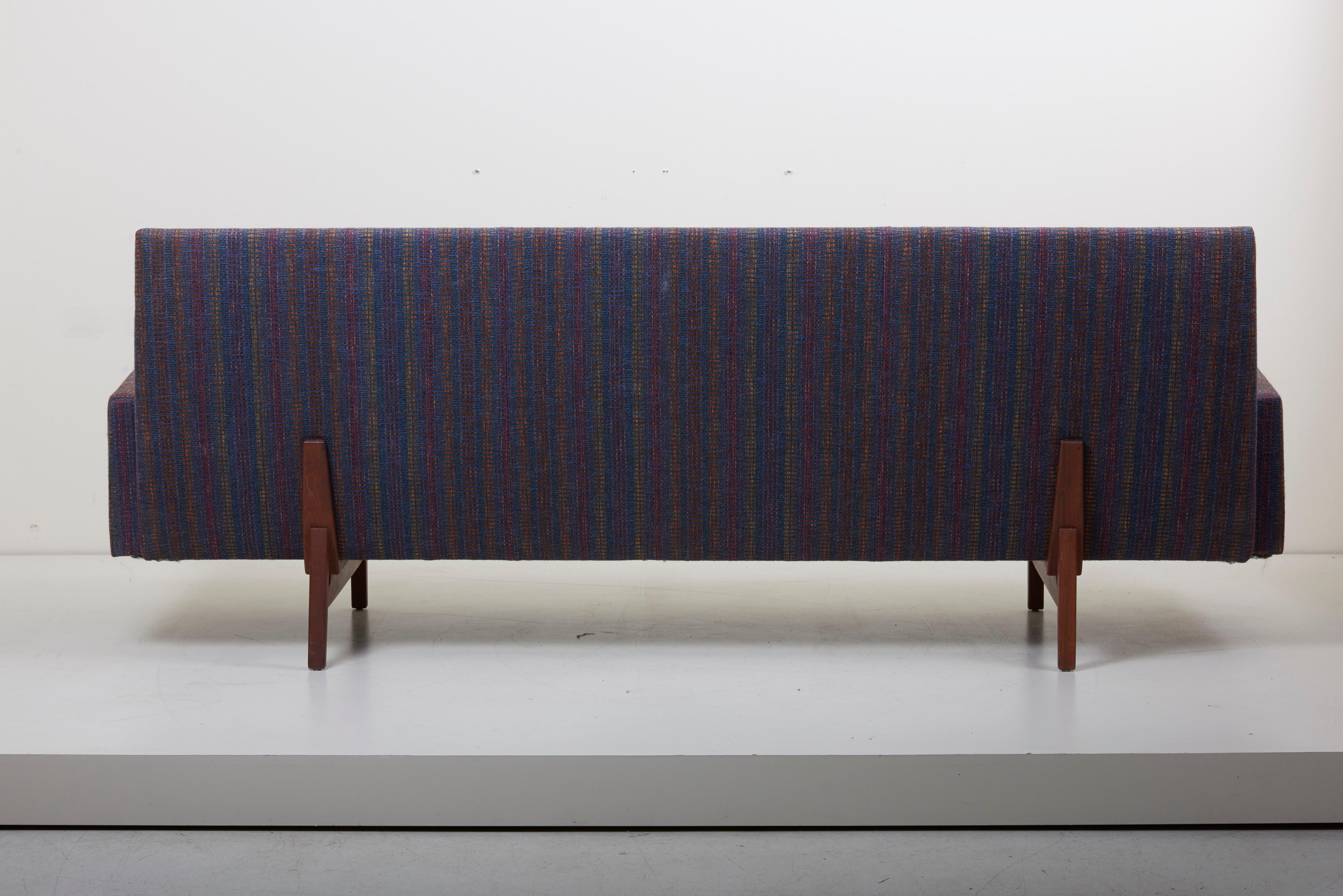 Three-Seat Jens Risom Sofa for Risom Design Inc multicolored fabric ...