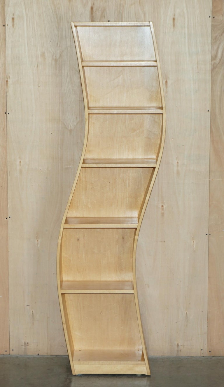 Three Section Very Cool Bendy Library Bookcases Must See Pictures in ...