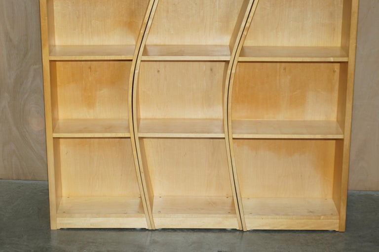 Three Section Very Cool Bendy Library Bookcases Must See Pictures in ...