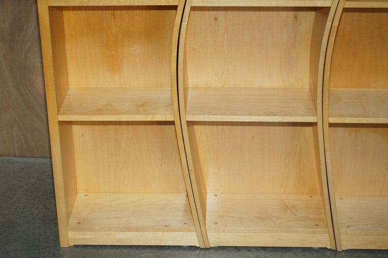 Three Section Very Cool Bendy Library Bookcases Must See Pictures in ...
