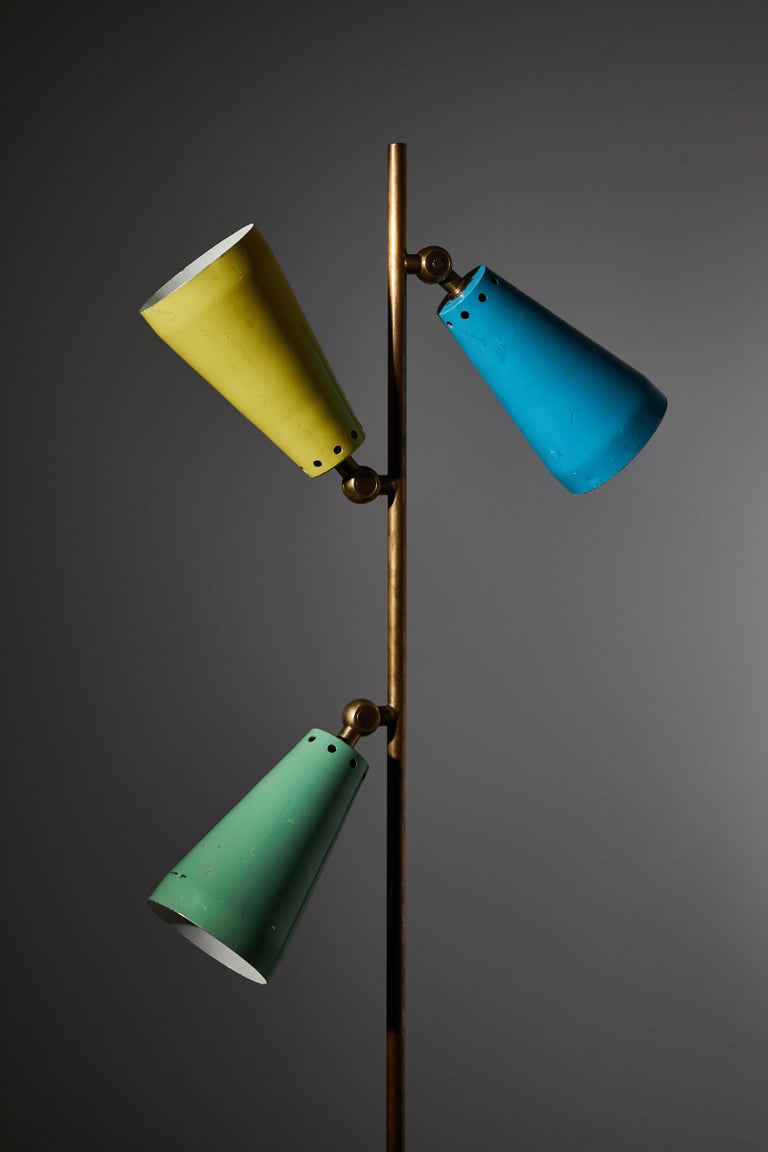 Three Shade Desk Lamp by Arteluce at 1stDibs