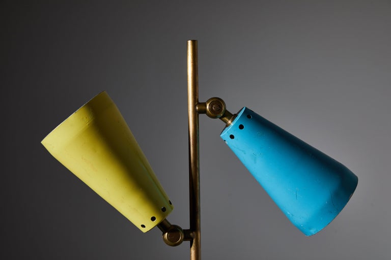Three Shade Desk Lamp by Arteluce at 1stDibs