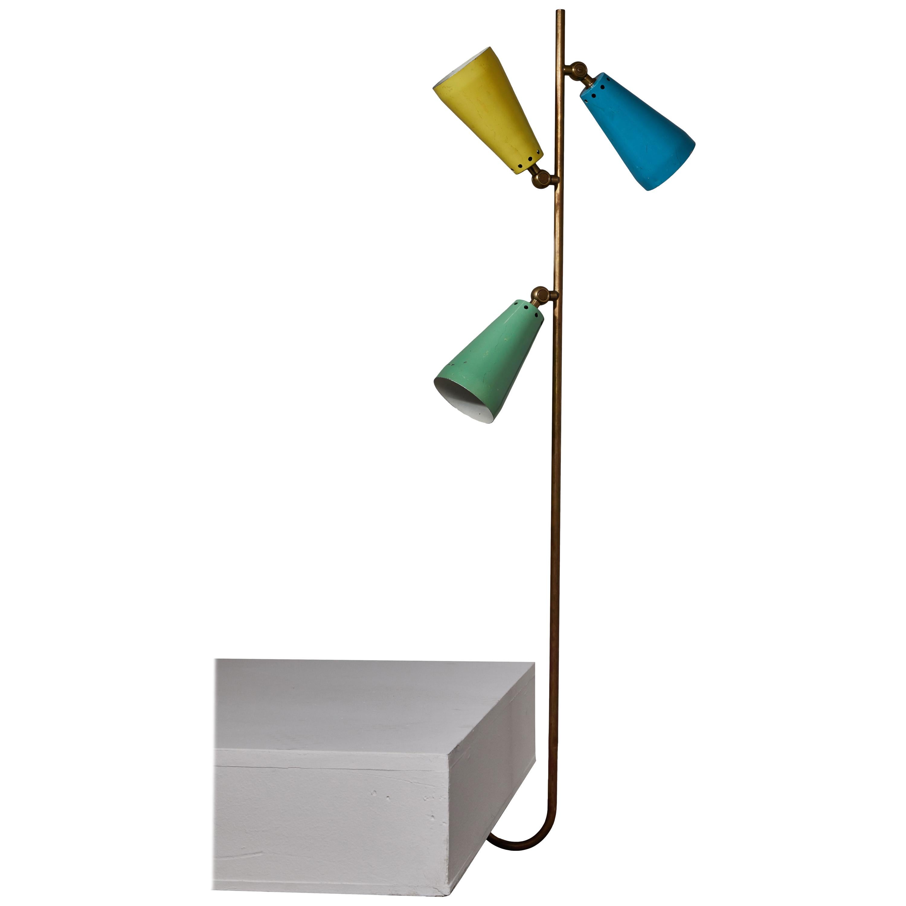 Three Shade Desk Lamp by Arteluce at 1stDibs