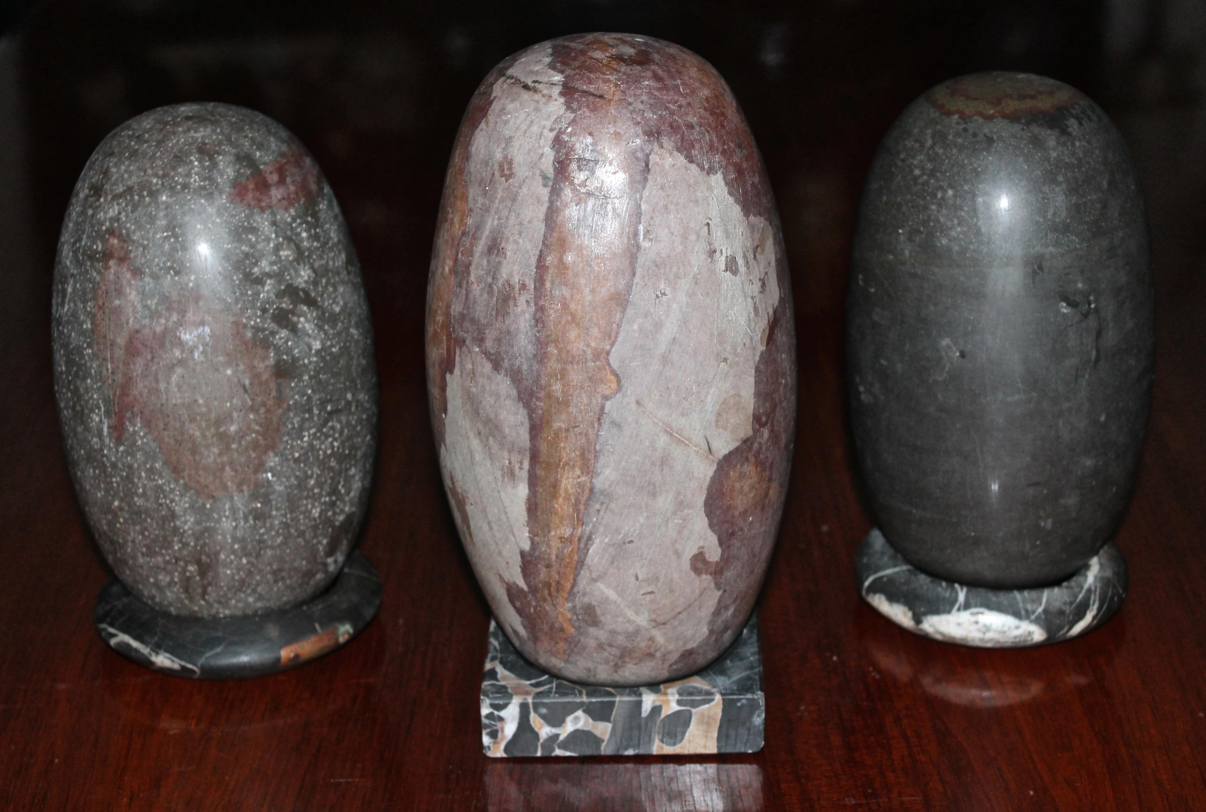 Three Tantric Shiva Lingam Stones For Sale at 1stDibs | shiva lingam ...