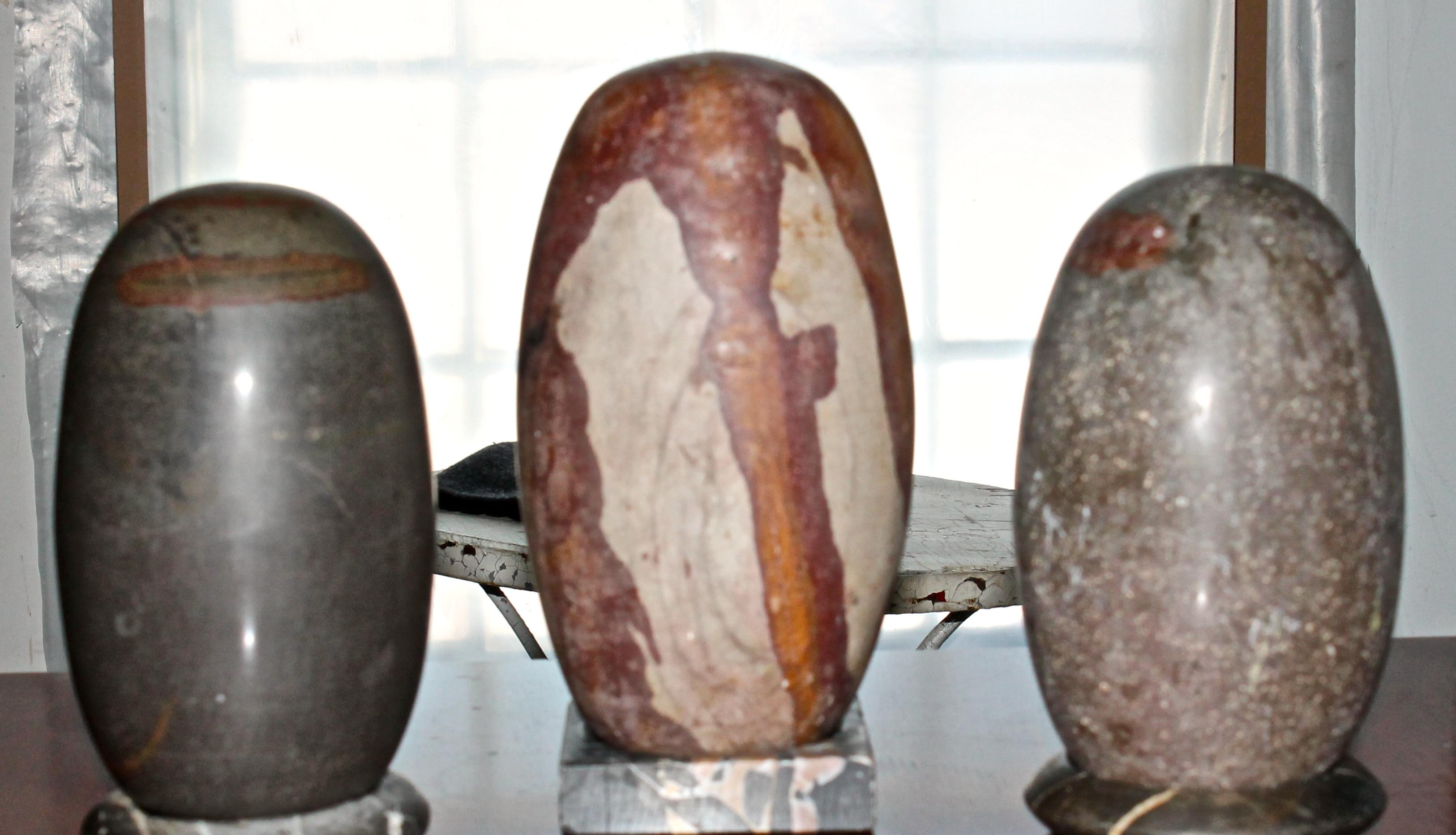 Three Tantric Shiva Lingam Stones For Sale at 1stDibs | shiva lingam ...