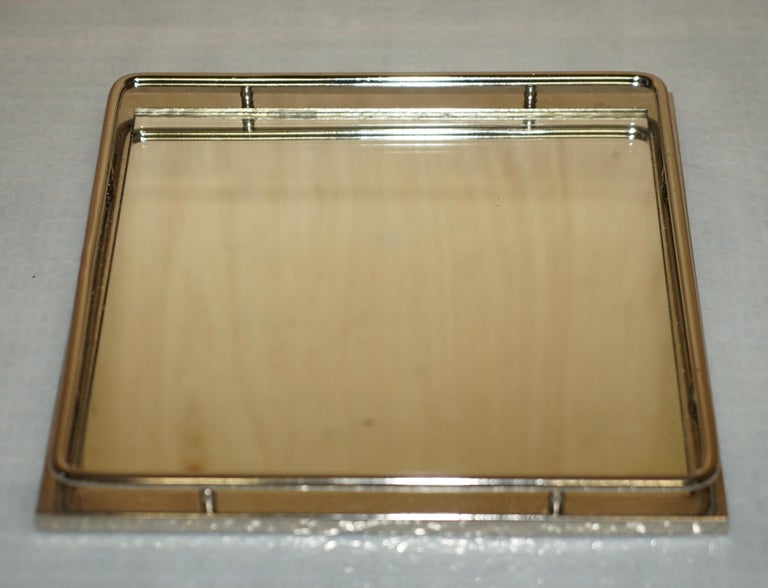 Three the White Company Mirrored Top Serving Trays for Food and Drinks ...