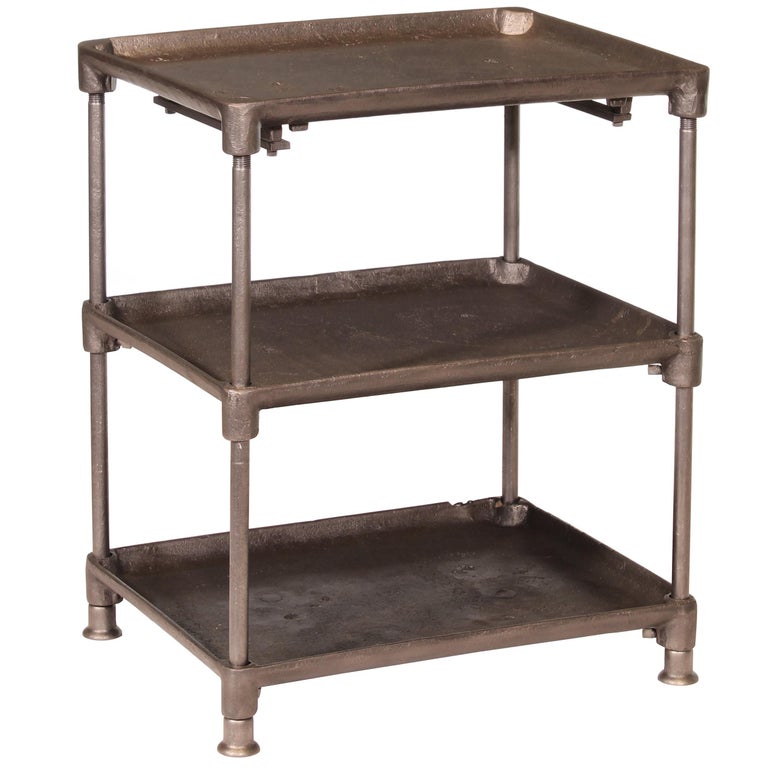 Three-Tier Cast Iron Table at 1stDibs