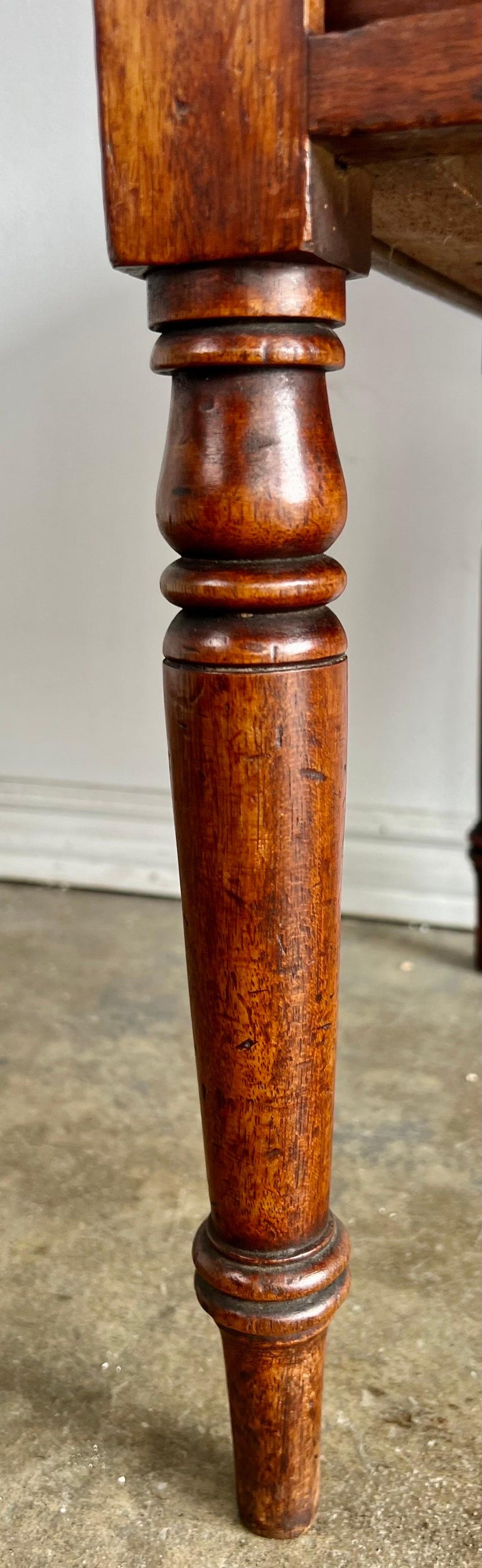 Three Tiered Mahogany Leather Embossed Lectern For Sale at 1stDibs