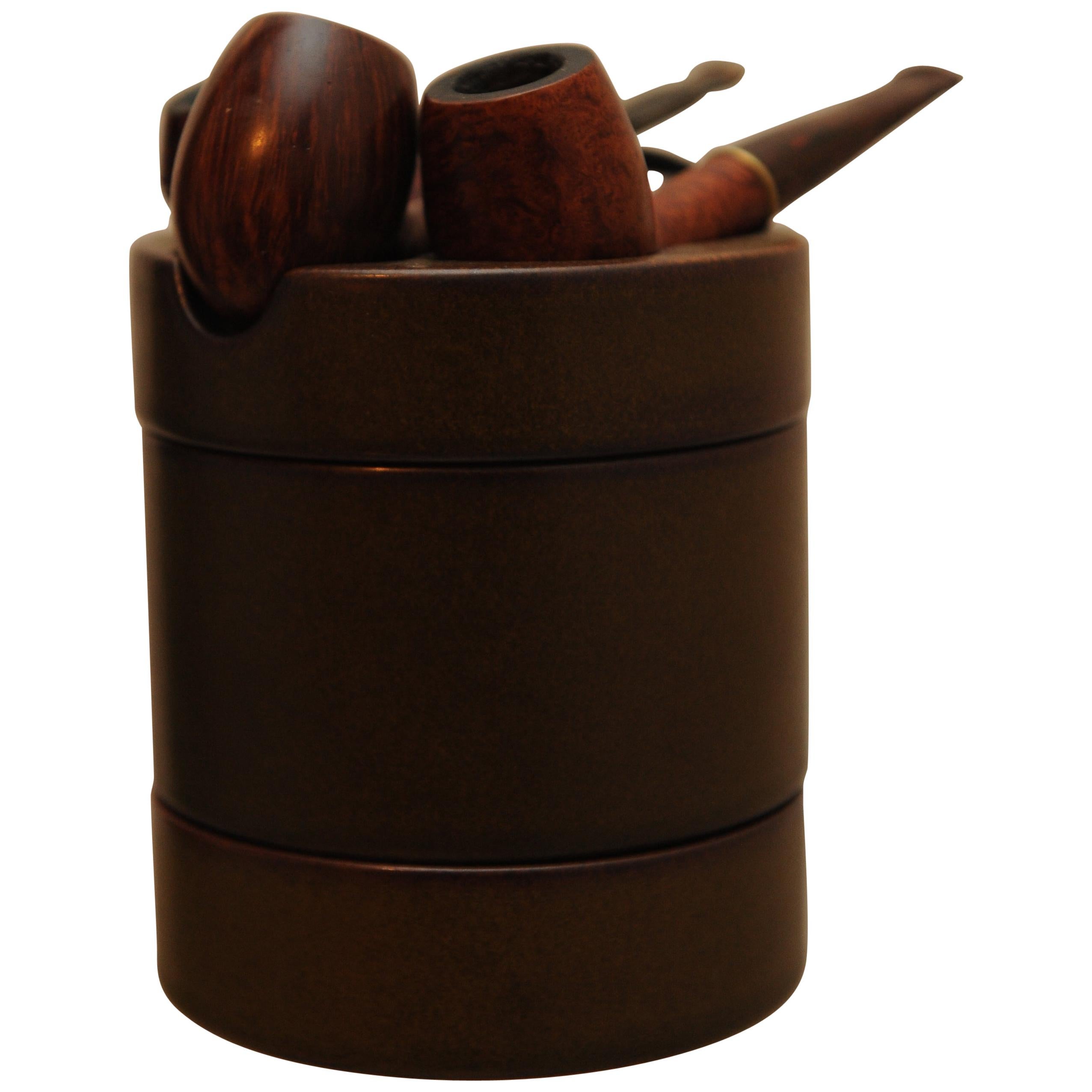 Three-Tiered Porcelain Pipe Tobacco Jar by Rosenthal of Bavaria Germany ...