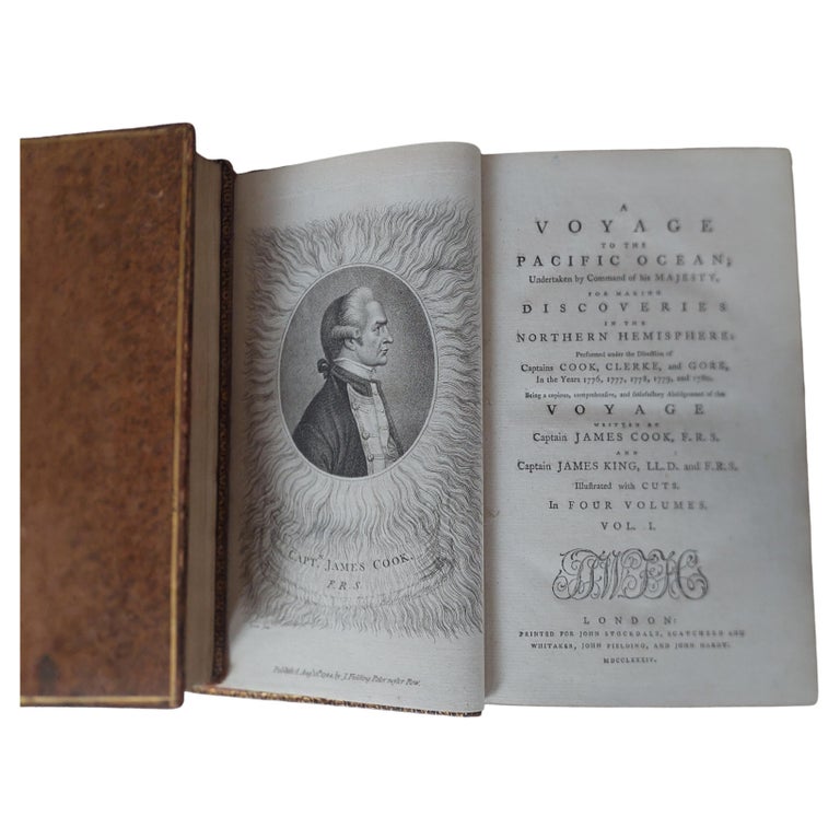 Three Volumes of James Cook's A Voyage to the Pacific Ocean, 1784 For ...