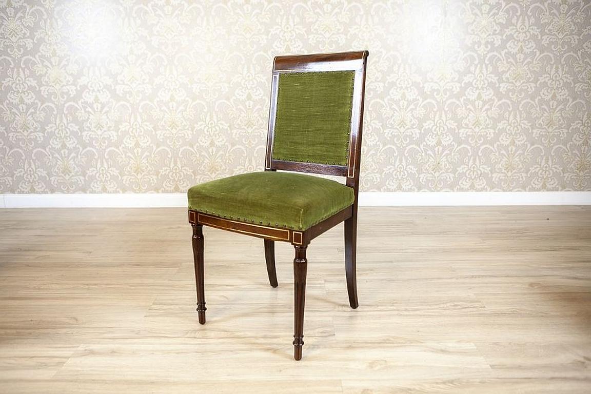 Three Walnut Chairs from the Mid. 20th Century in the English Style For ...