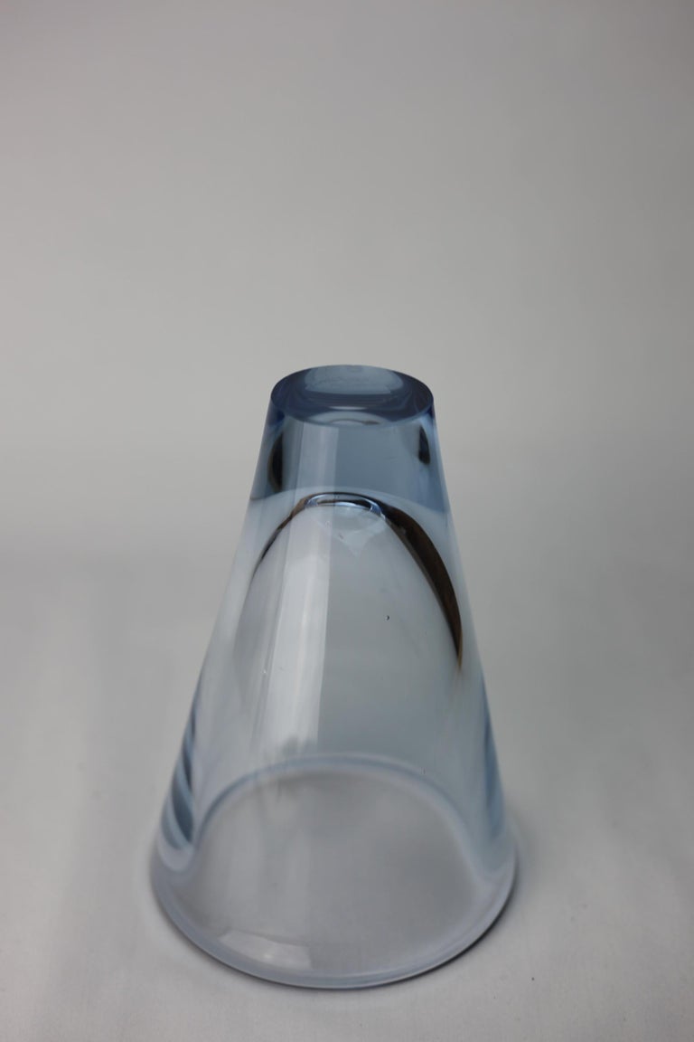 ''Thule'' Vase By Per Lütken for Holmegaard, Signed For Sale at 1stDibs