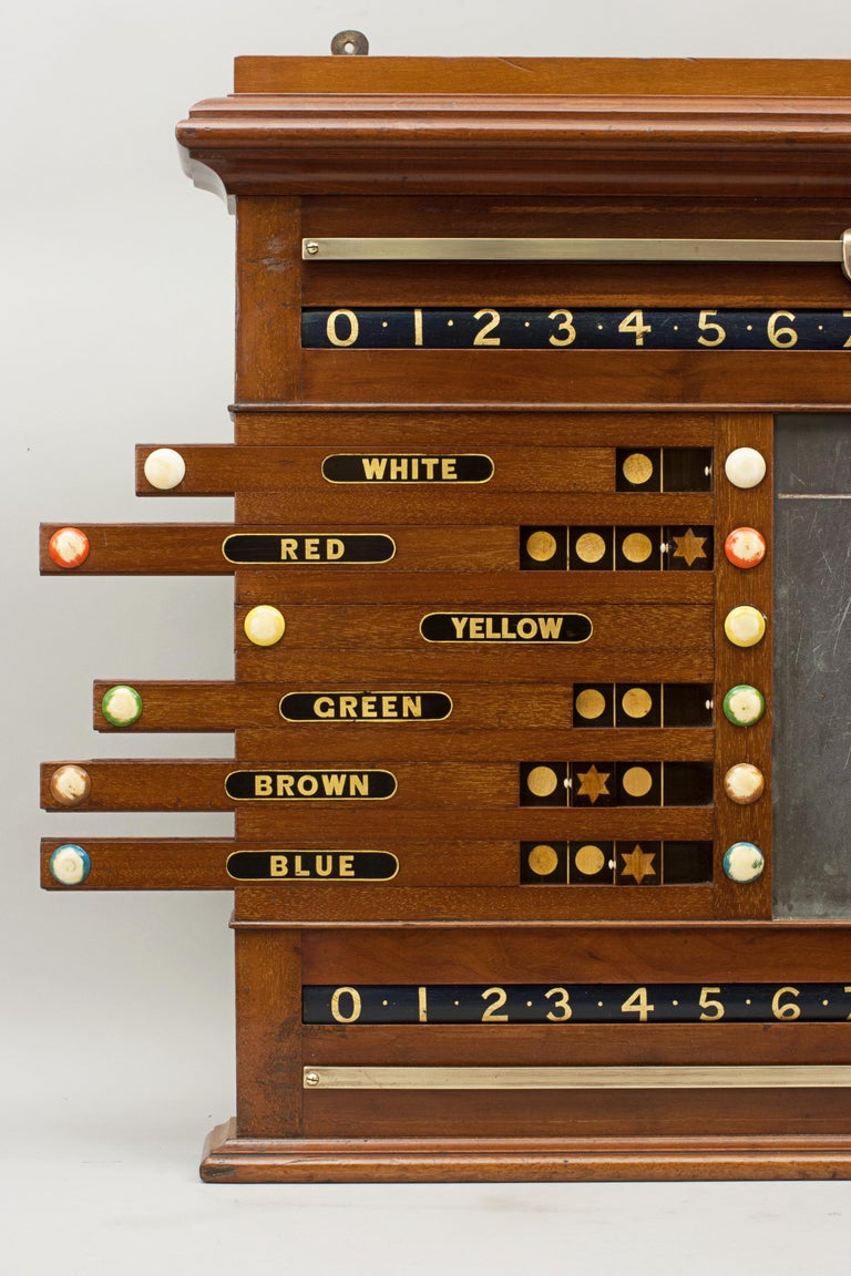 Thurston Combined Billiards, Snooker and Life Pool Scoreboard at 1stDibs