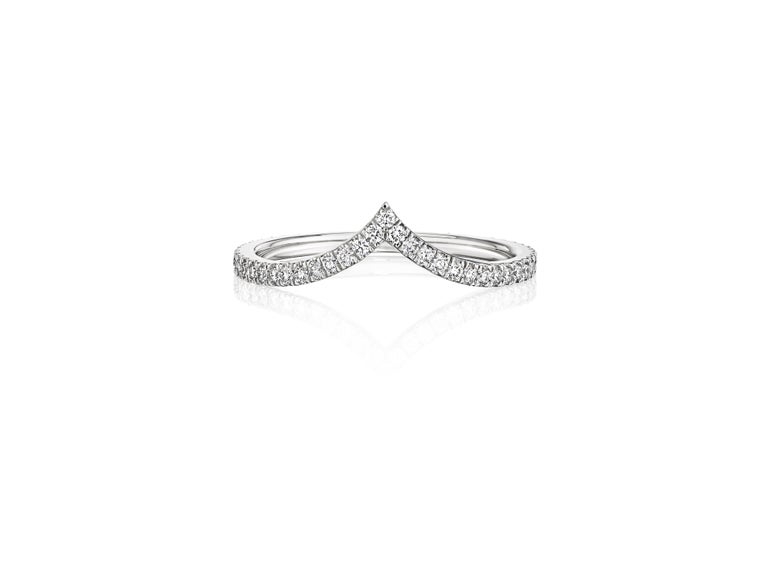Customizable Diamond Tiara Ring Set For Sale at 1stDibs