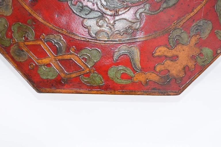 Tibetan Octagon Box, Feng Shui Bagua Tray at 1stDibs