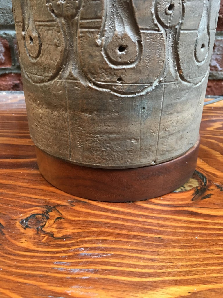 TIC for Raymor Italian Pottery Lamp at 1stDibs