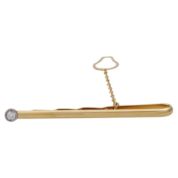Vintage Signed 10 Karat Gold Nugget Solid Tie Clip For Sale at 1stDibs ...