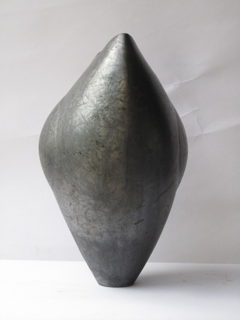 Tien Wen - Black Moon, Abstract Ceramic Sculpture at 1stDibs