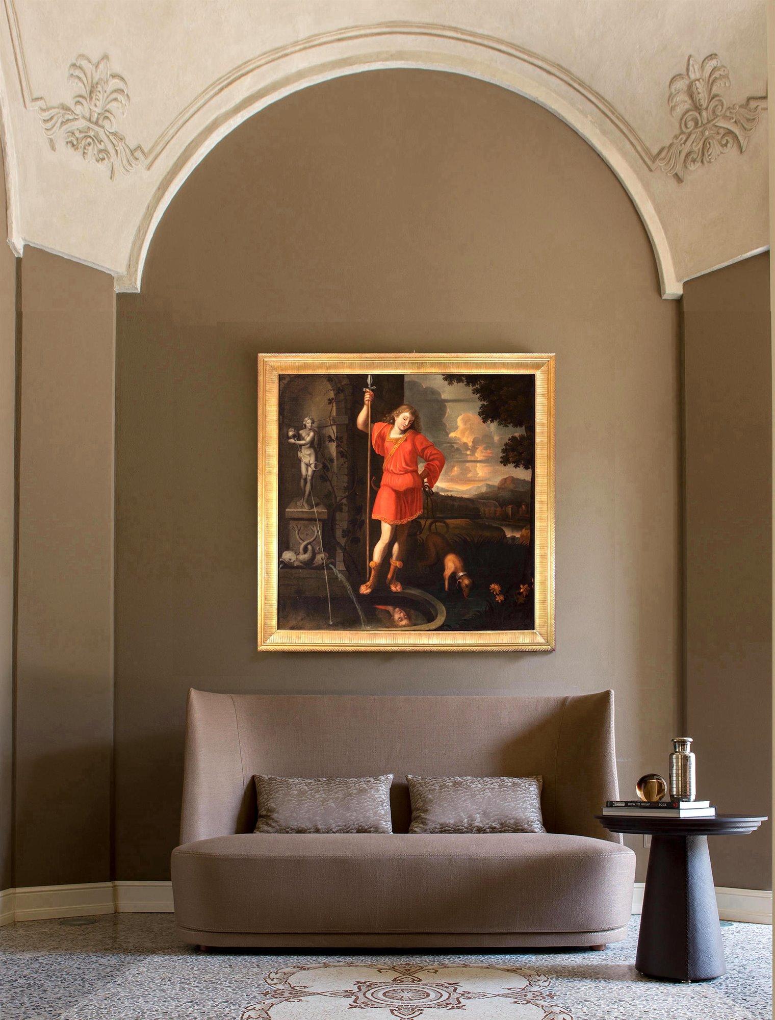 Narcissus Allegrain Paint Oil on canvas Old master 17/18th Century ...