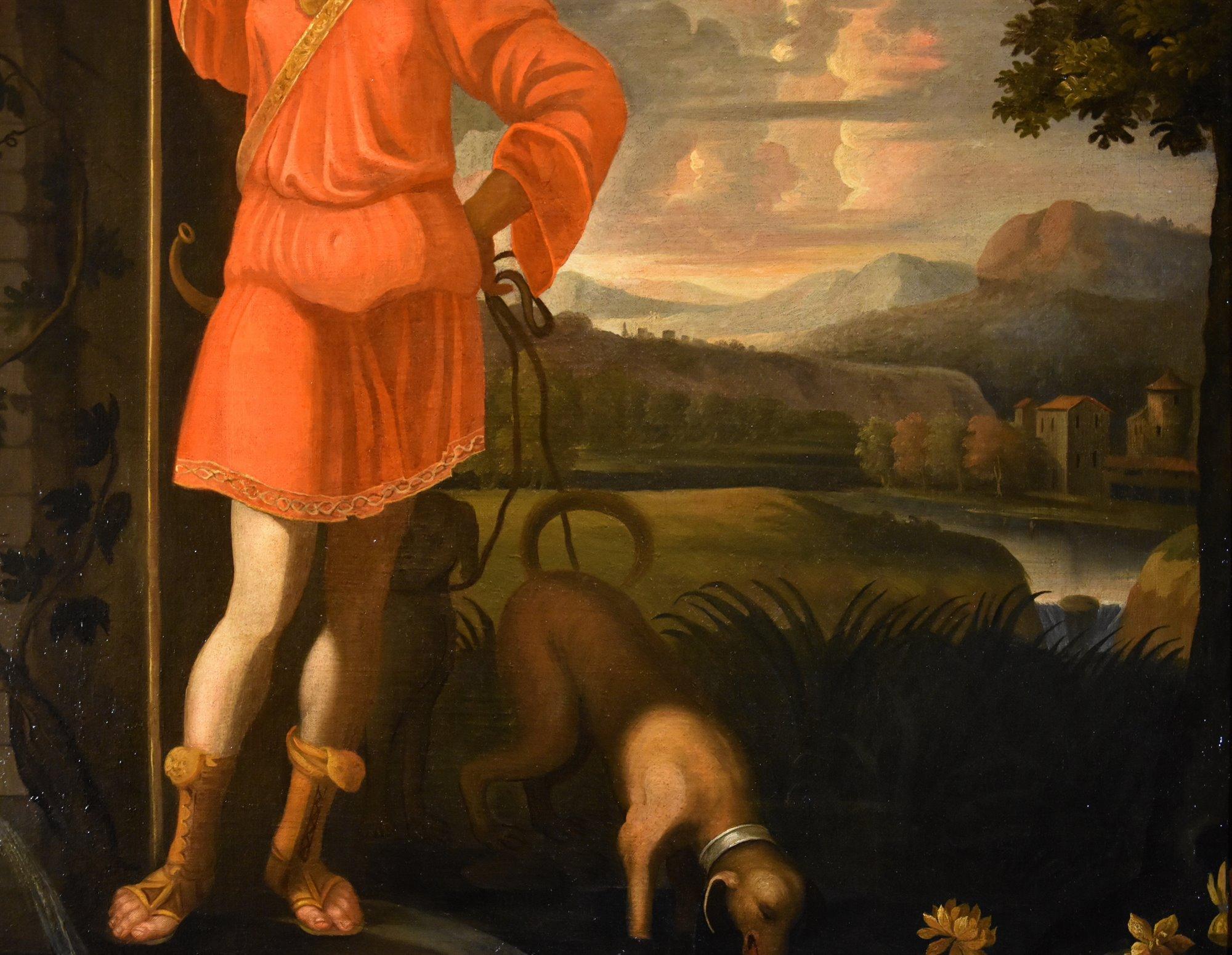 Narcissus Allegrain Paint Oil on canvas Old master 17/18th Century ...