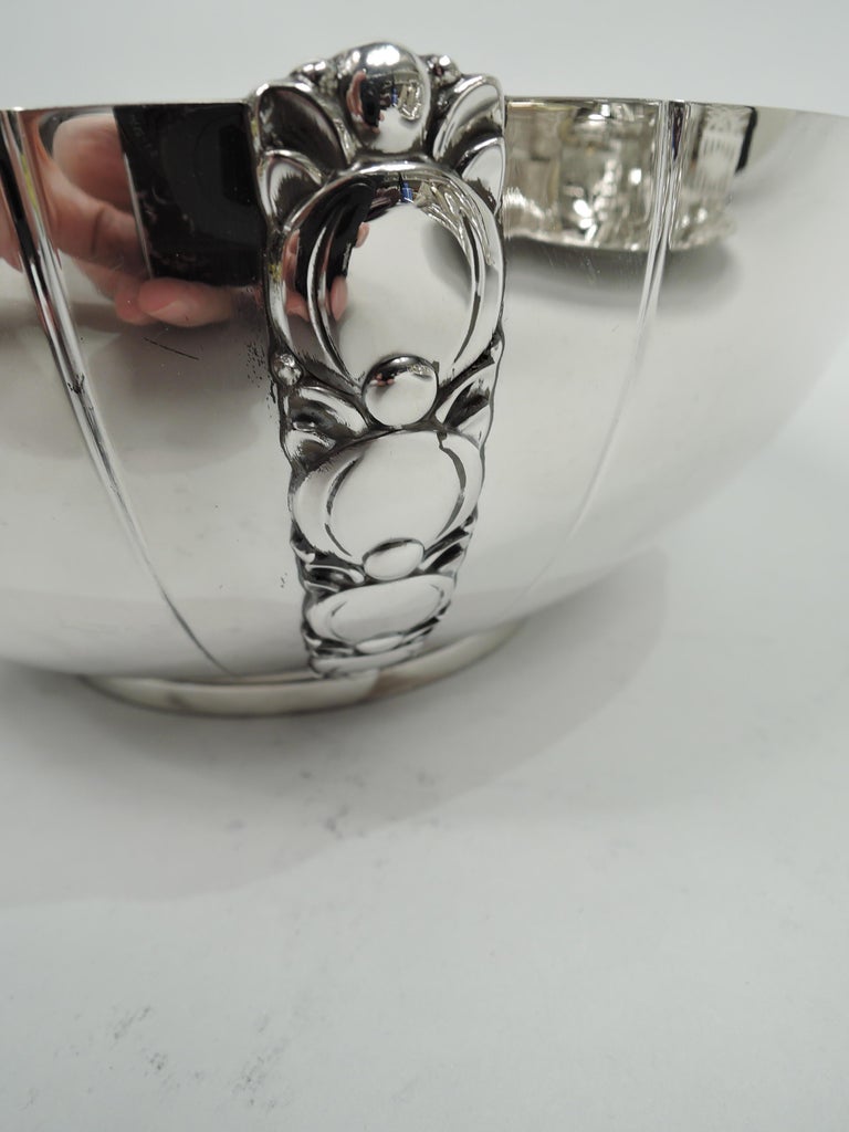 Tiffany American Art Deco Sterling Silver Tomato Bowl on Stand For Sale ...