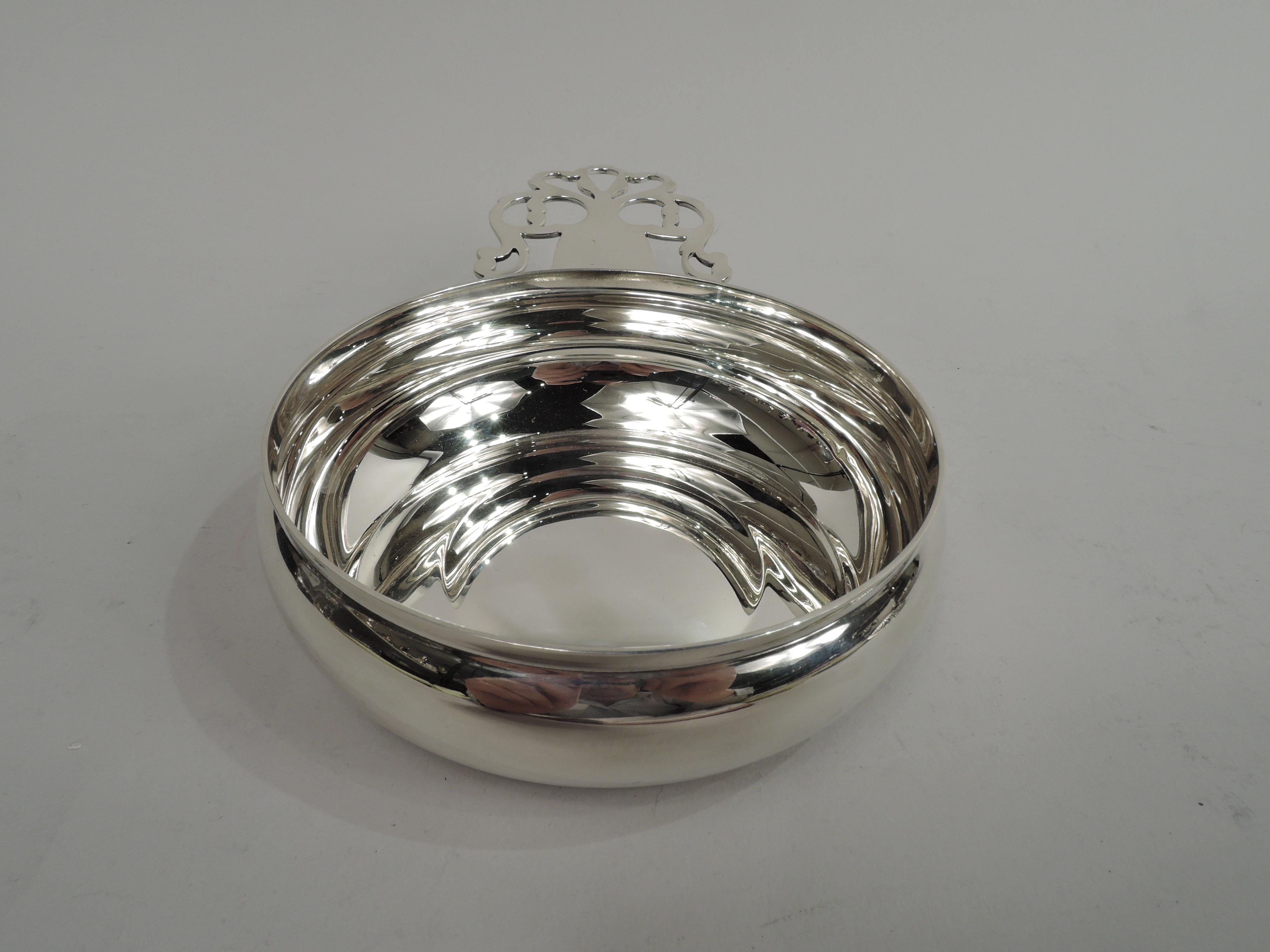Tiffany American Colonial Sterling Silver Porringer For Sale at 1stDibs