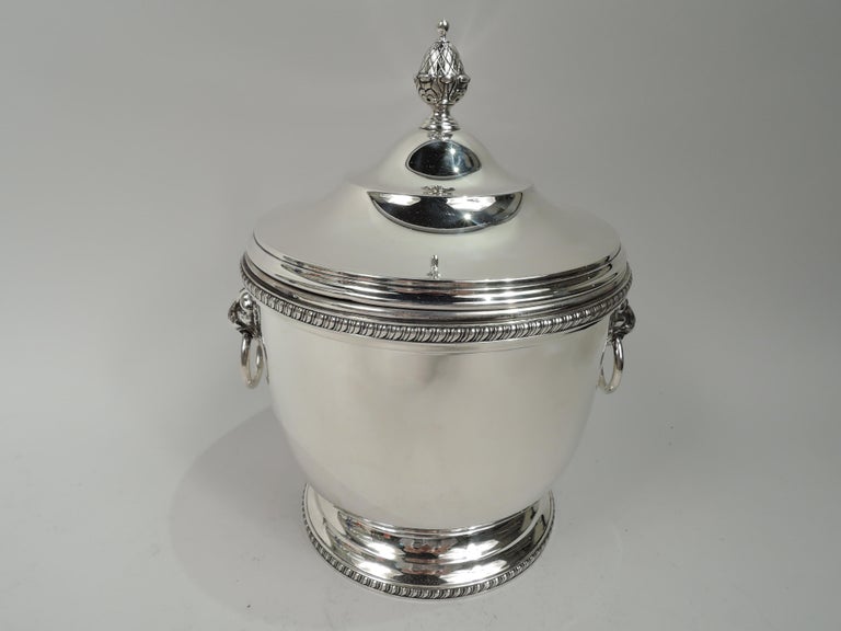 Tiffany American Georgian Classical Sterling Silver Ice Bucket For Sale ...