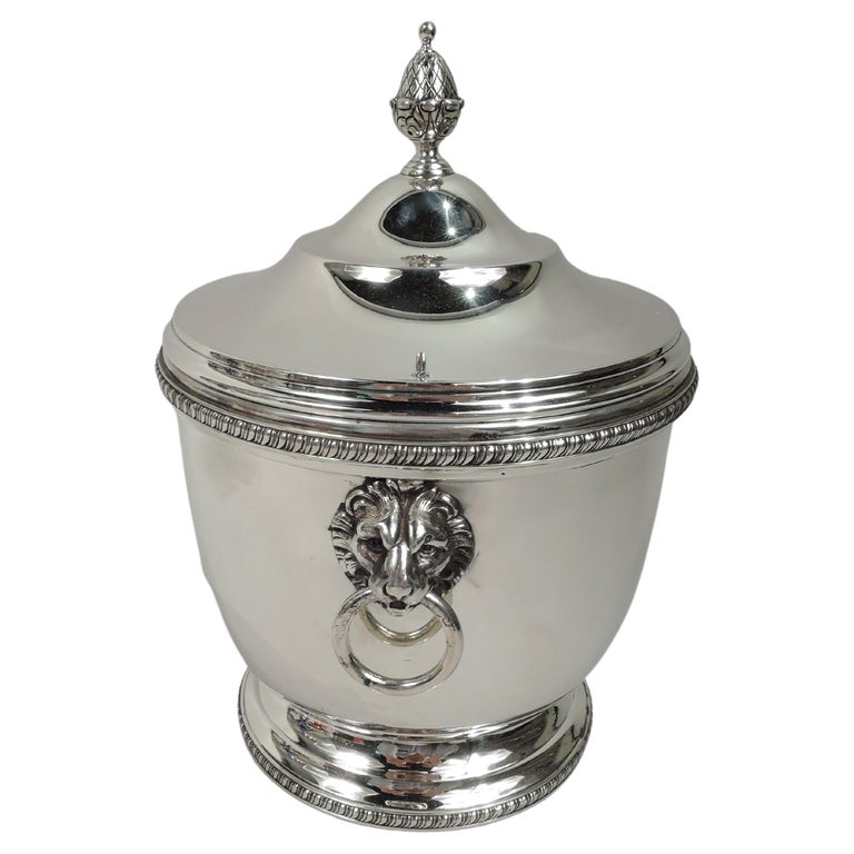 Tiffany American Georgian Classical Sterling Silver Ice Bucket For Sale ...