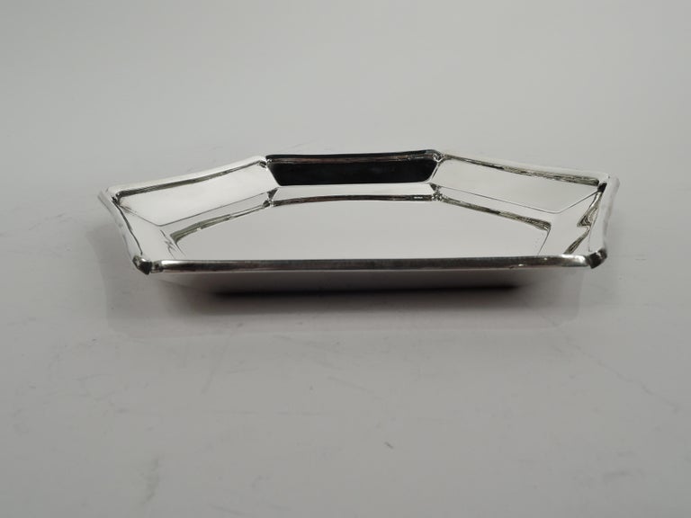 Tiffany American Midcentury Modern Sterling Silver Octagonal Tray For ...