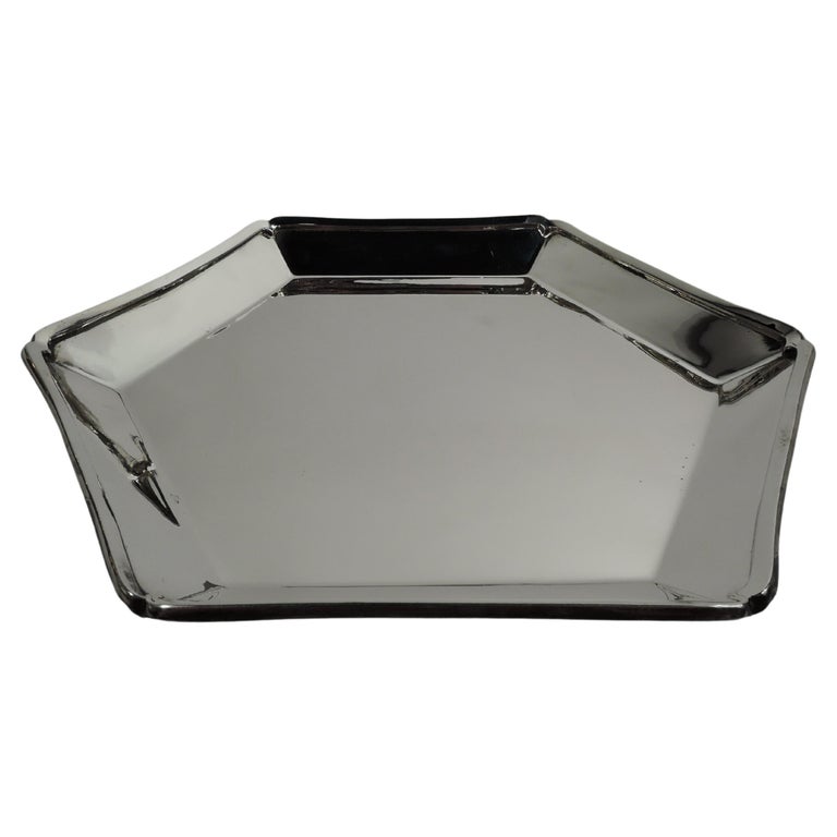 Tiffany American Midcentury Modern Sterling Silver Octagonal Tray For ...