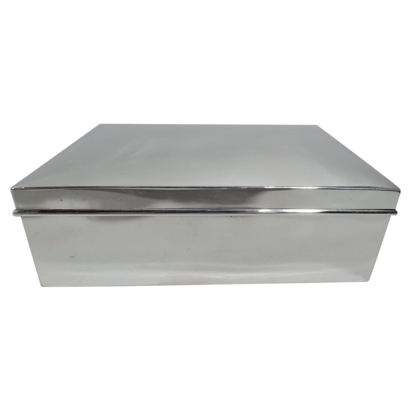 Classic Antique Tiffany Sterling Silver Box For Sale at 1stDibs