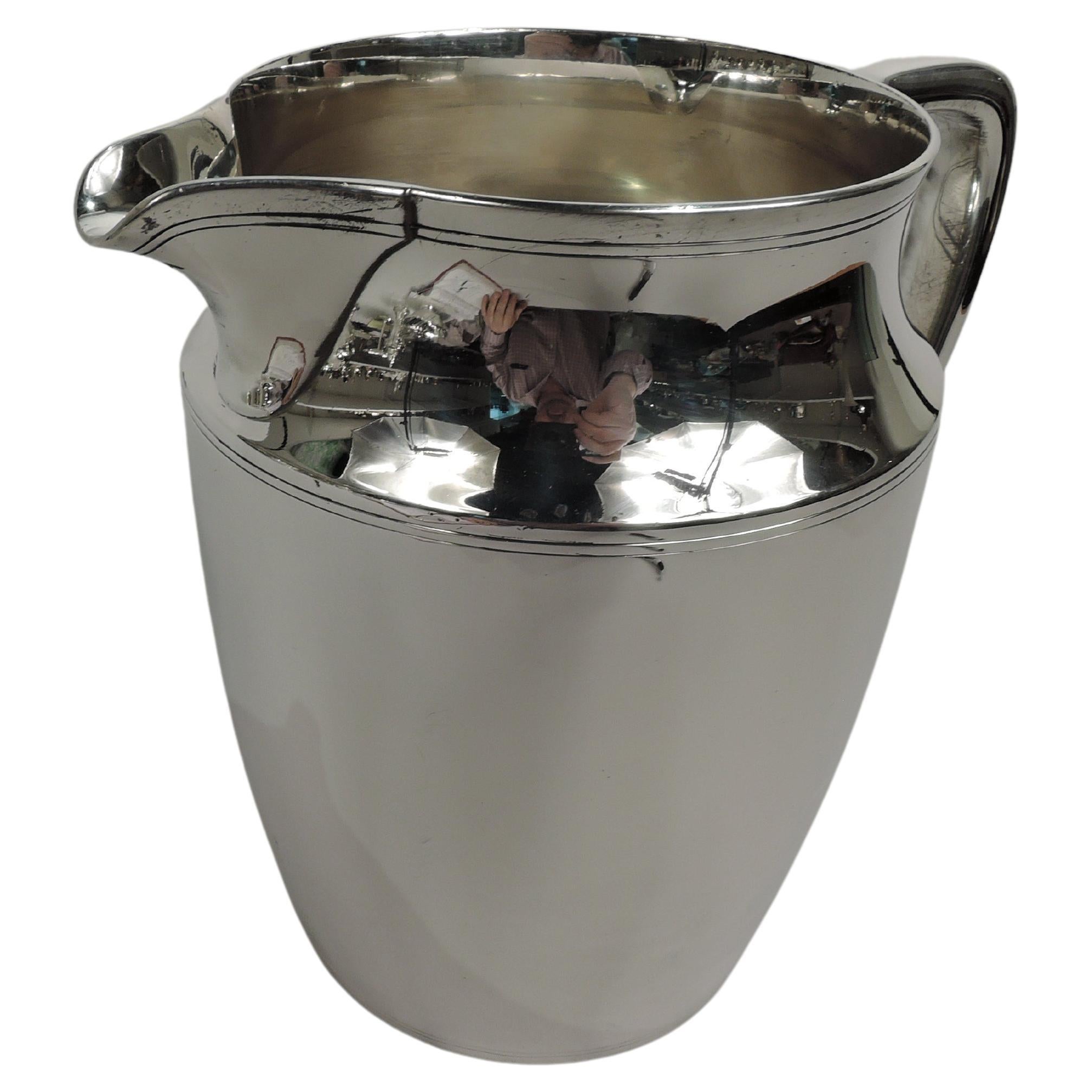 Antique Tiffany Saint Dunstan Sterling Silver Water Pitcher For Sale at ...