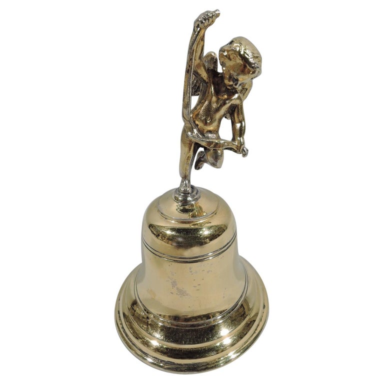 Tiffany American Rococo Silver Gilt Bell For Sale at 1stDibs