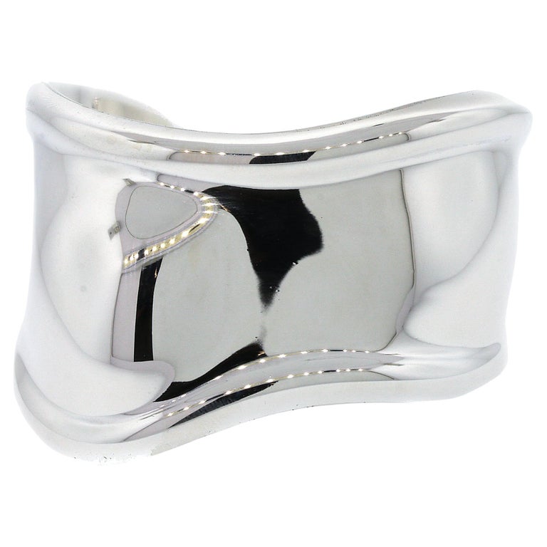 Tiffany and Co. Bone Cuff Sterling Silver Cuff Bracelet at 1stDibs
