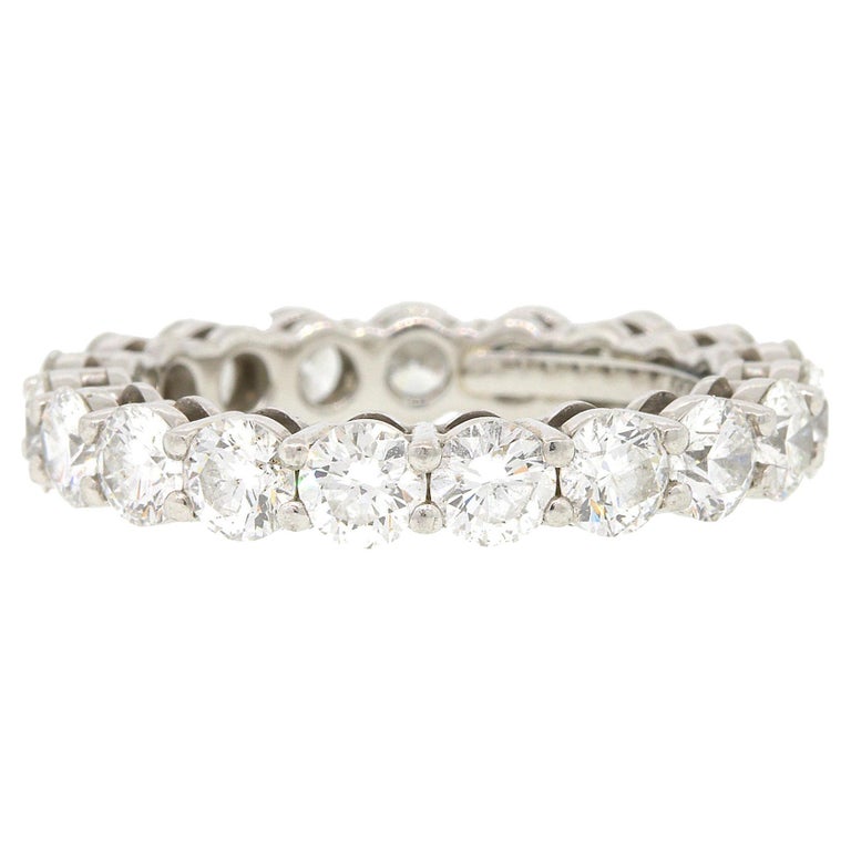 Tiffany and Co. Embrace Diamond Eternity Ring For Sale at 1stDibs