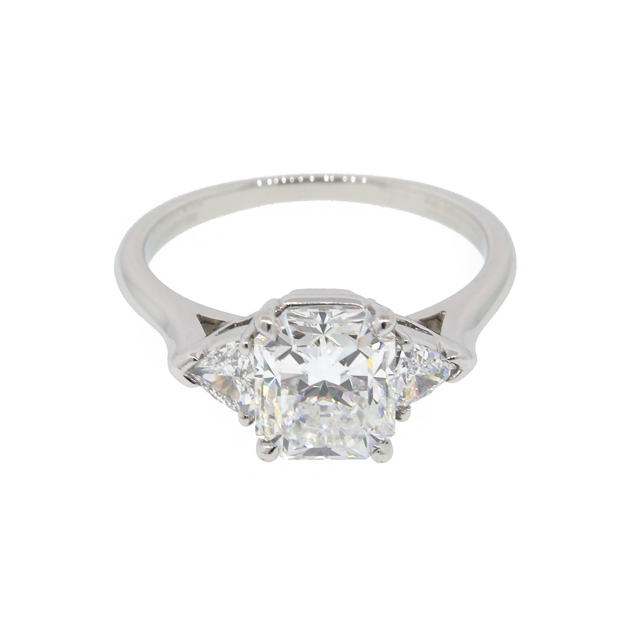 Tiffany and Co. Lucida 2.05 carat Diamond Engagement Ring For Sale at ...