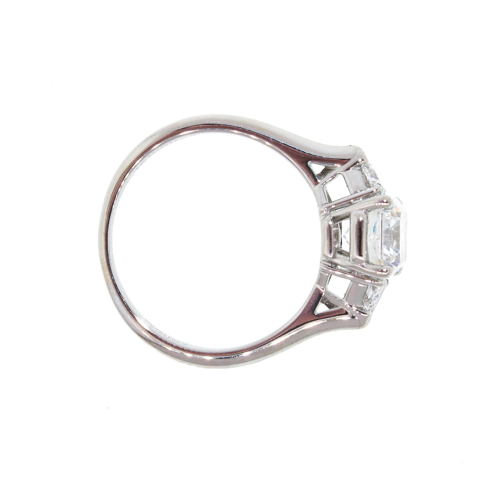 Tiffany and Co. Lucida 2.05 carat Diamond Engagement Ring For Sale at ...