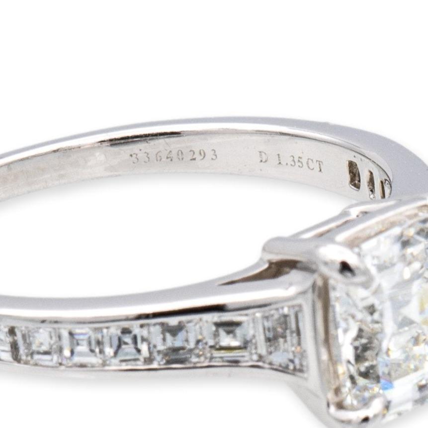 Tiffany and Co. Platinum Legacy Cushion Diamond Engagement Ring 1.77cts ...