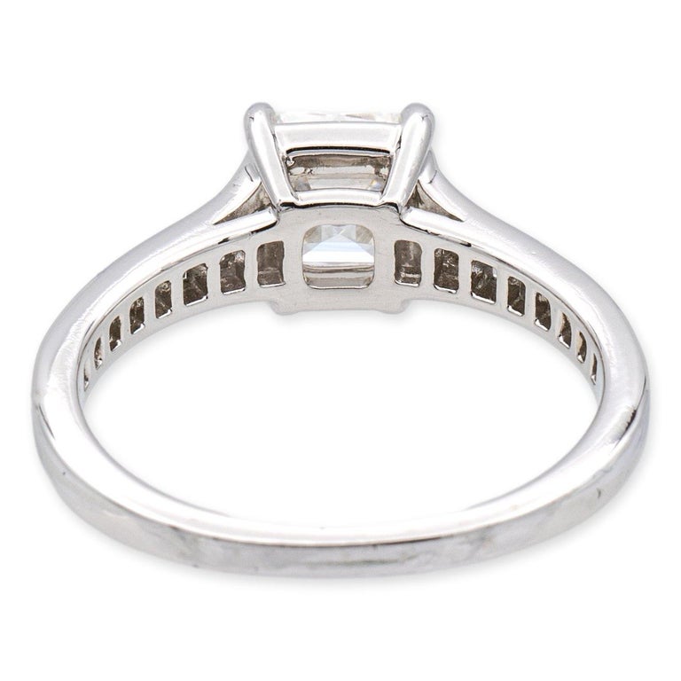 Tiffany and Co. Platinum Legacy Cushion Diamond Engagement Ring 1.77cts ...