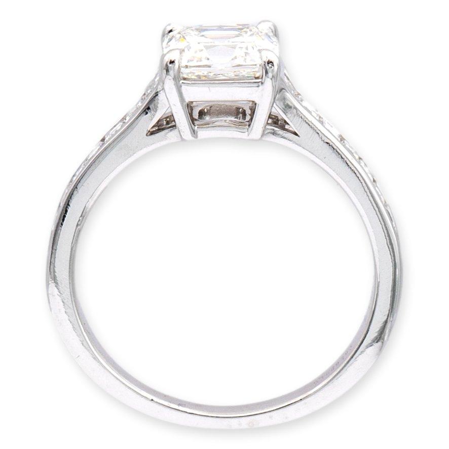 Tiffany and Co. Platinum Legacy Cushion Diamond Engagement Ring 1.77cts ...