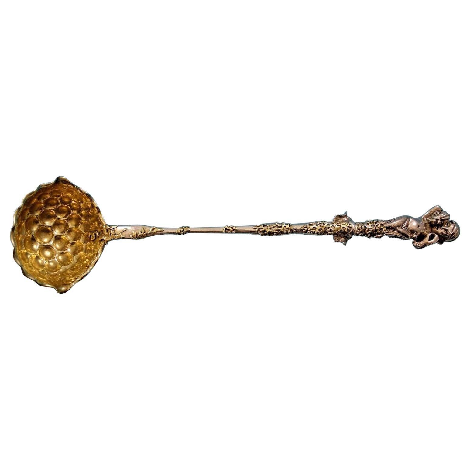 Tiffany and Co. Sterling Silver Punch Ladle with Realistic Satyr ...