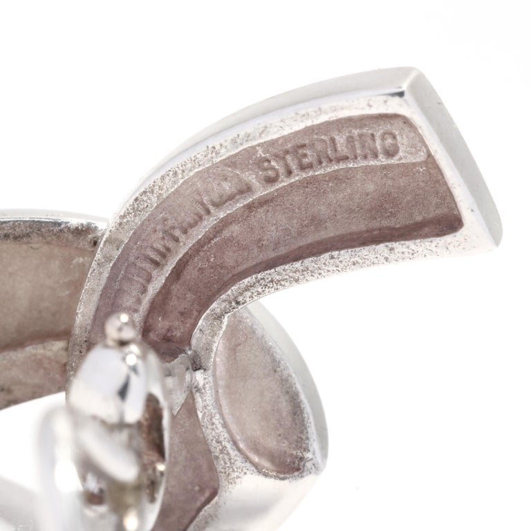 Tiffany and Co. Elsa Peretti Loop Earrings, Sterling Silver For Sale at ...