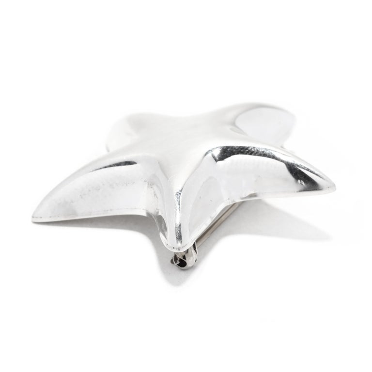 Tiffany and Company Mexican Star Brooch, Sterling Silver For Sale at ...