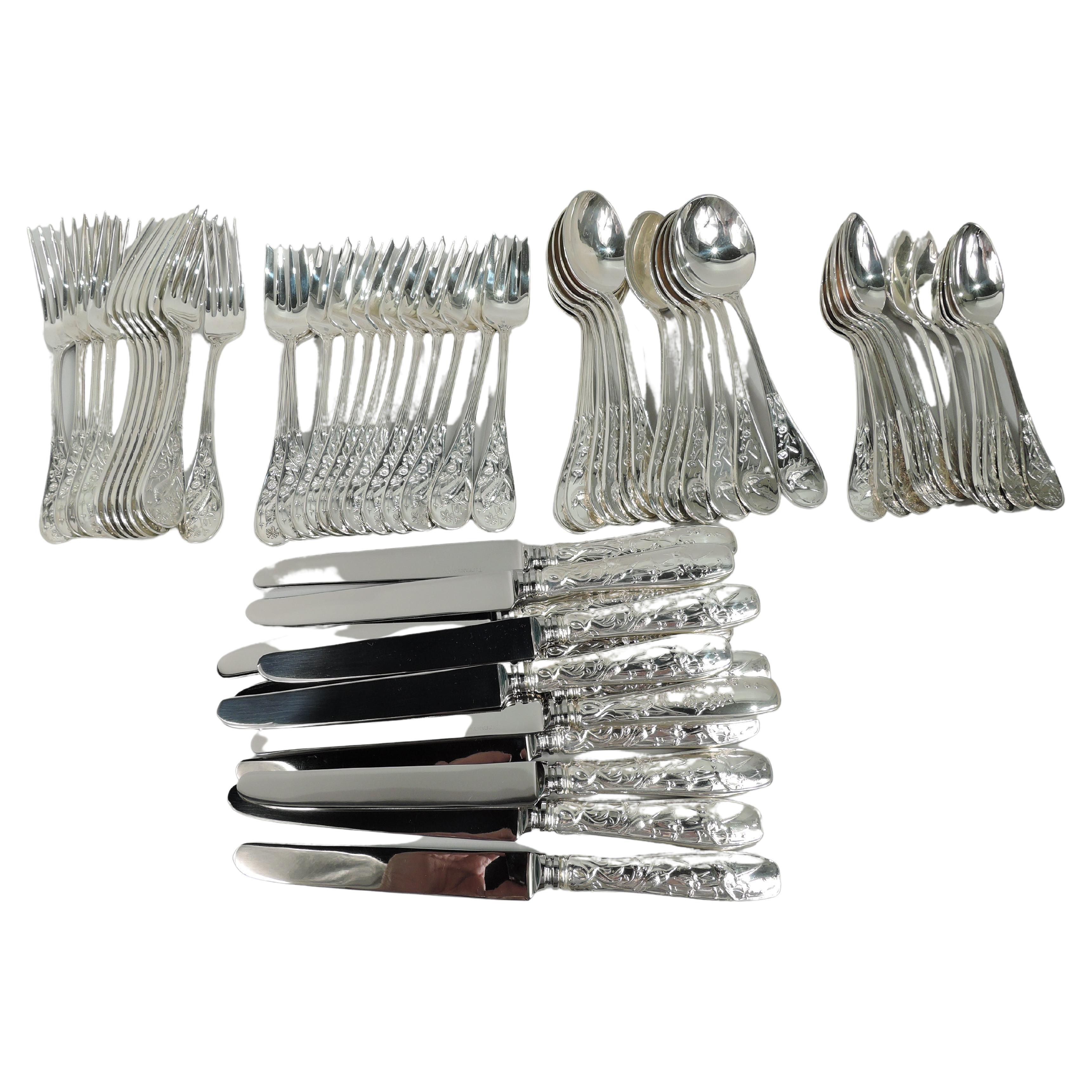 Hampton by Tiffany and Co. Sterling Silver Flatware Dinner Set 8 ...